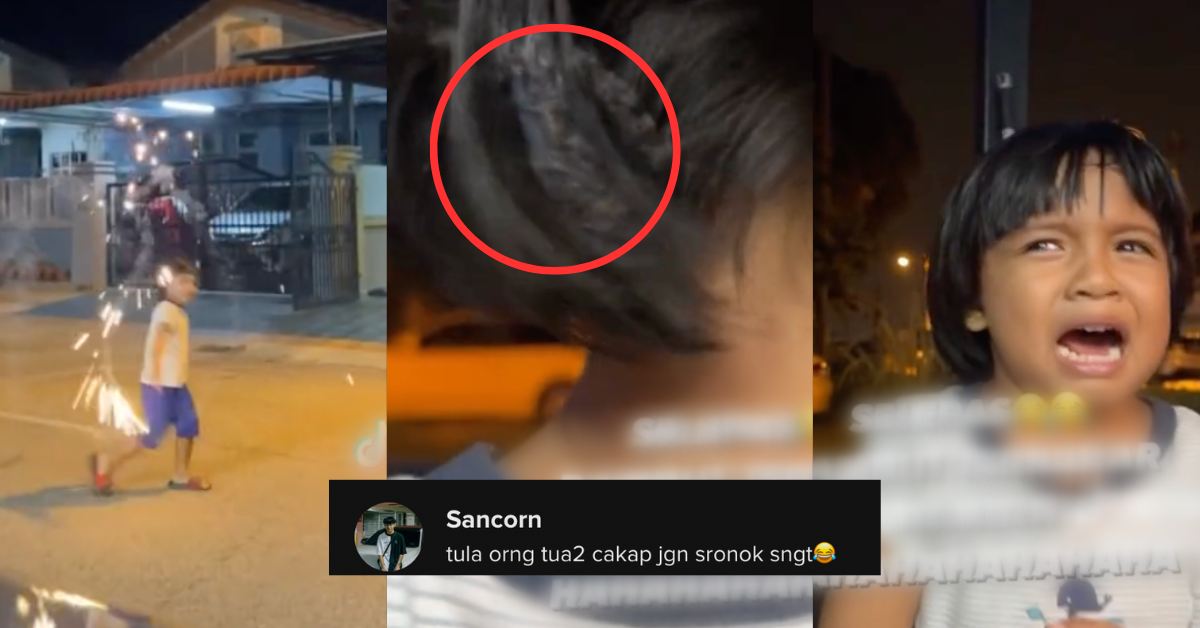 [VIDEO] Budak Syok Sangat Main Bunga Api Sampai Rambut Hangit Terbakar ...