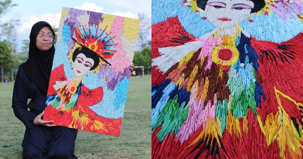 This Mother Taught Herself To Make Art Out Of Leftover Paper And The ...