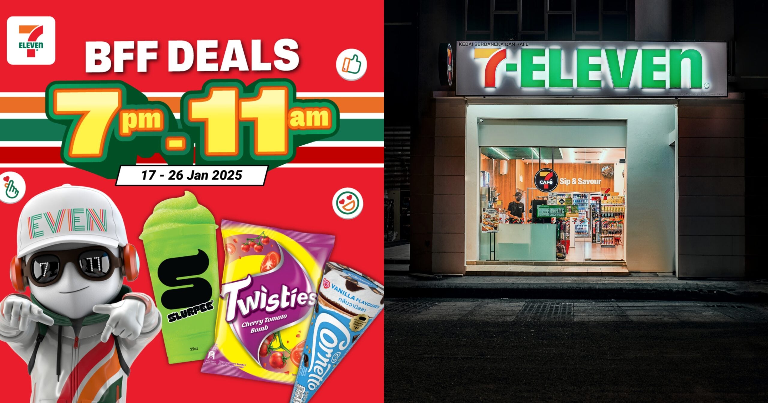 7-Eleven Kini Kembali Beroperasi 24 Jam! – “Lapar Tengah Malam? Tak ...