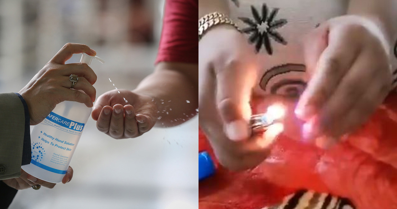 Stop Setting Your Hand Sanitiser On Fire To Prove It’s Flammable. It’s ...