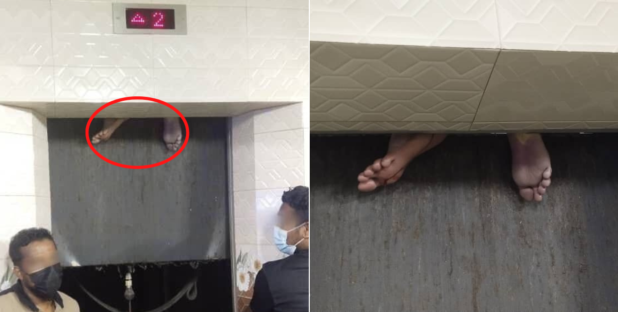 [VIDEO] Man’s Feet Wedged Between 2 Floors Of A Building Due To ...