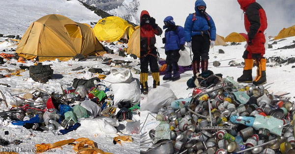 Shocking Photos Reveal How Mount Everest Looks Like The Aftermath Of A ...