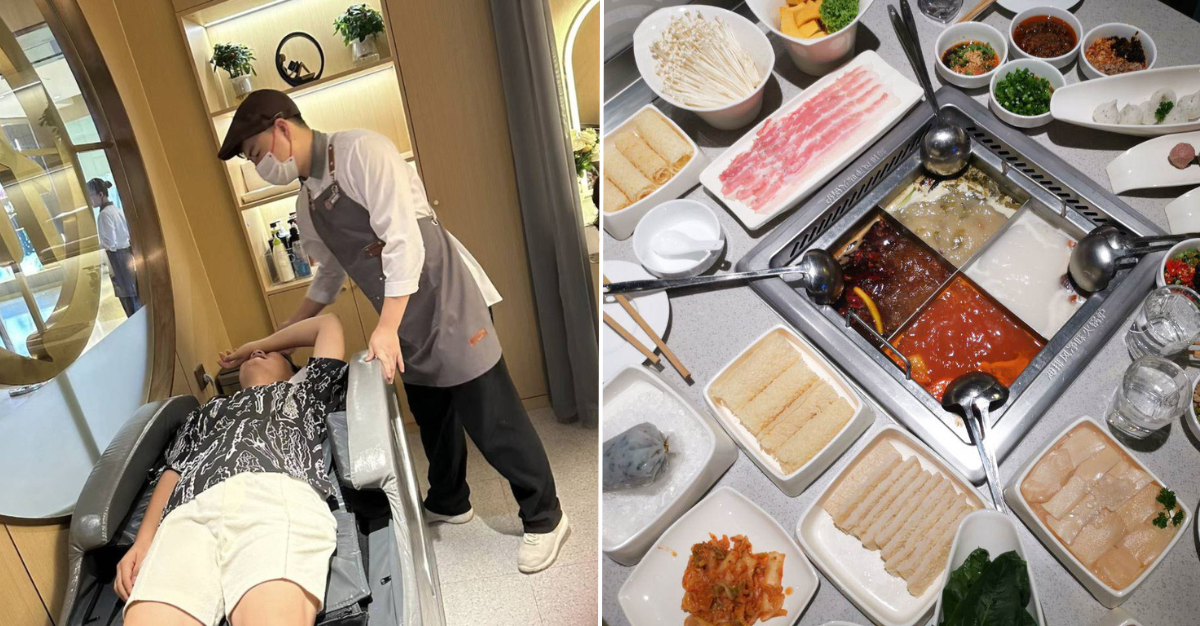 Haidilao Restaurant In China Washes Your Hair To Help You Get Rid Of ...