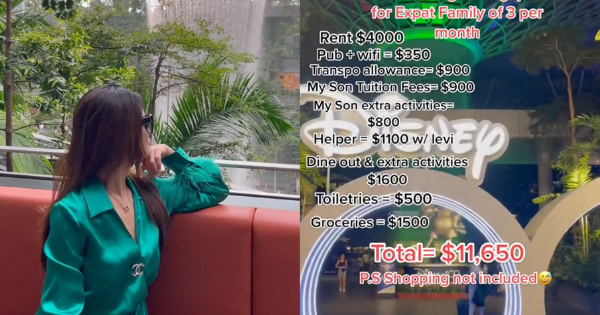 Netizens Shocked By Expat Family In SG Who Says Their “Basic” Monthly ...