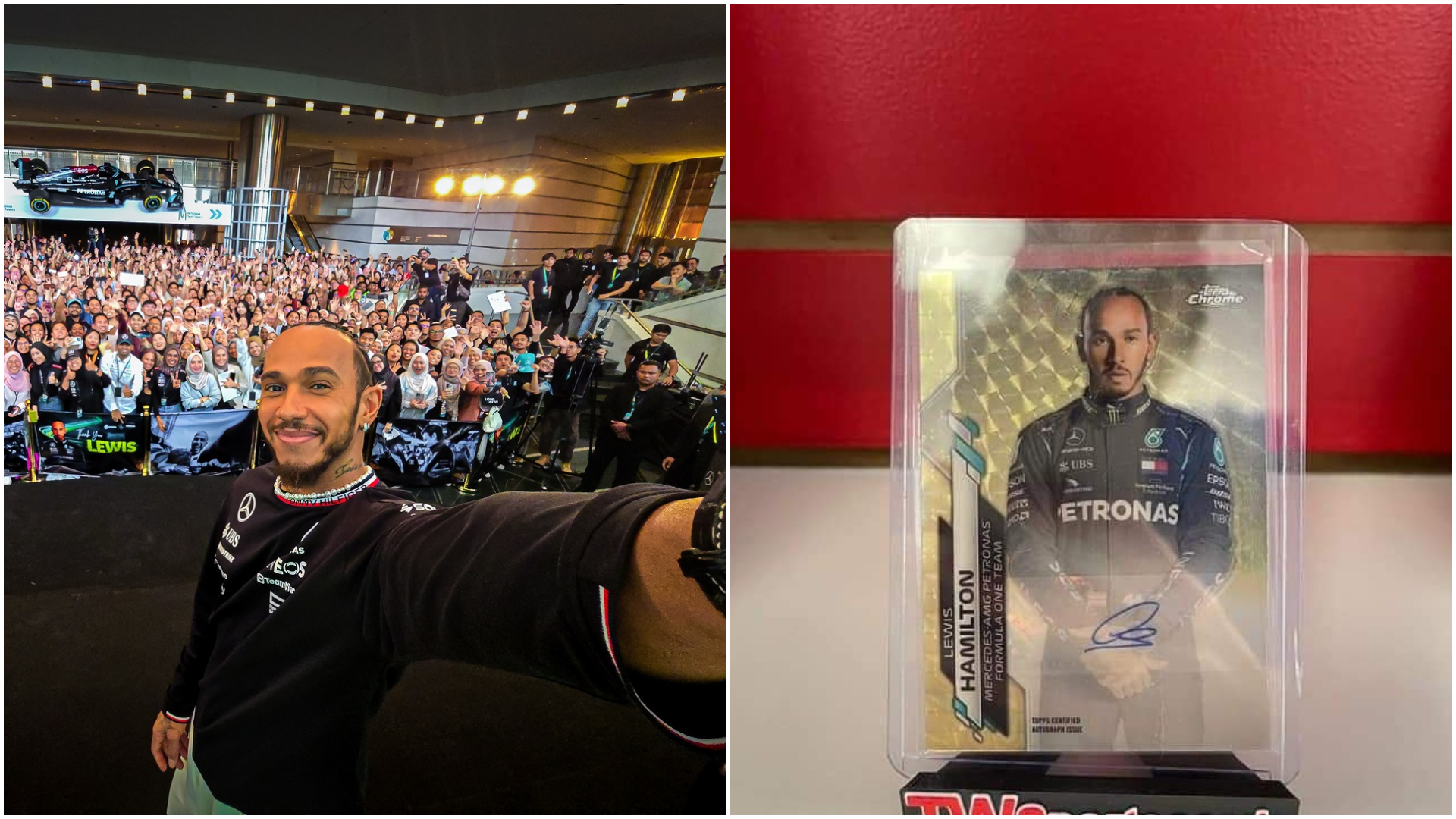 Lewis Hamilton Trading Card Sells For Record-Breaking RM4.4 Million