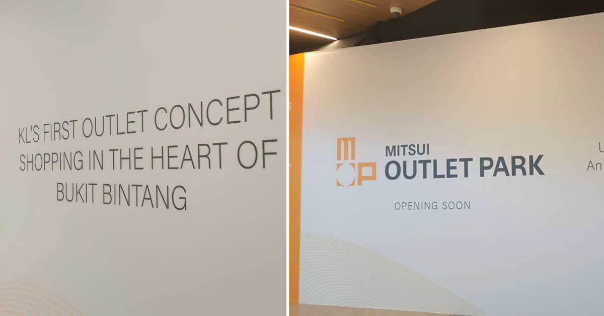 Mitsui Outlet Park To Open In LaLaport Bukit Bintang City Centre Soon
