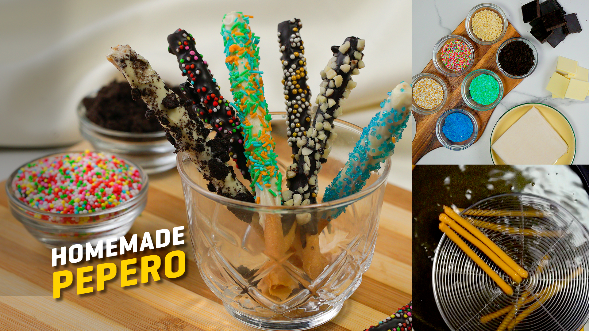 Cara Ringkas Menghasilkan Pepero Homemade Menggunakan Kulit Popiah ...