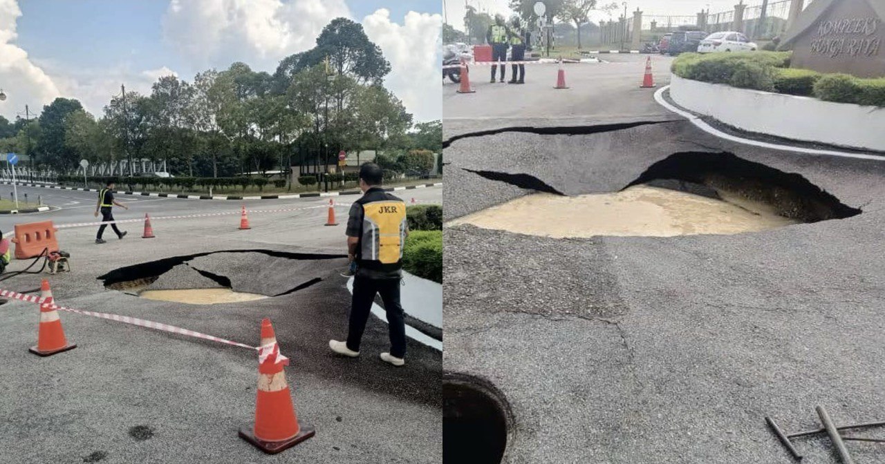 Satu Tanah Mendap Dilaporkan Terjadi Berdekatan Di Kompleks Bunga Raya ...