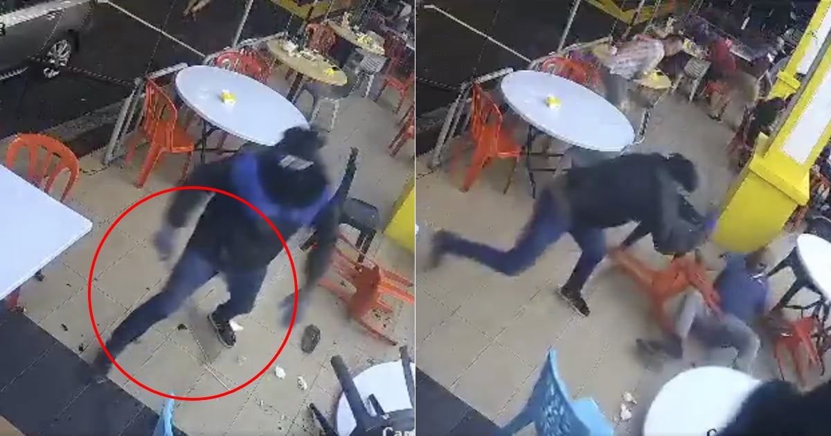 Video Shows Masked Men With Machetes Attacking Diners At A Nilai Restaurant