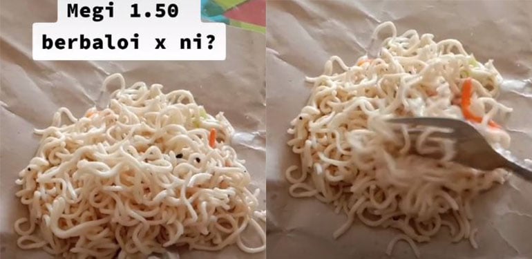 Dad Takes To TikTok To Slam Plain Instant Noodles Sold For RM1.50 At ...