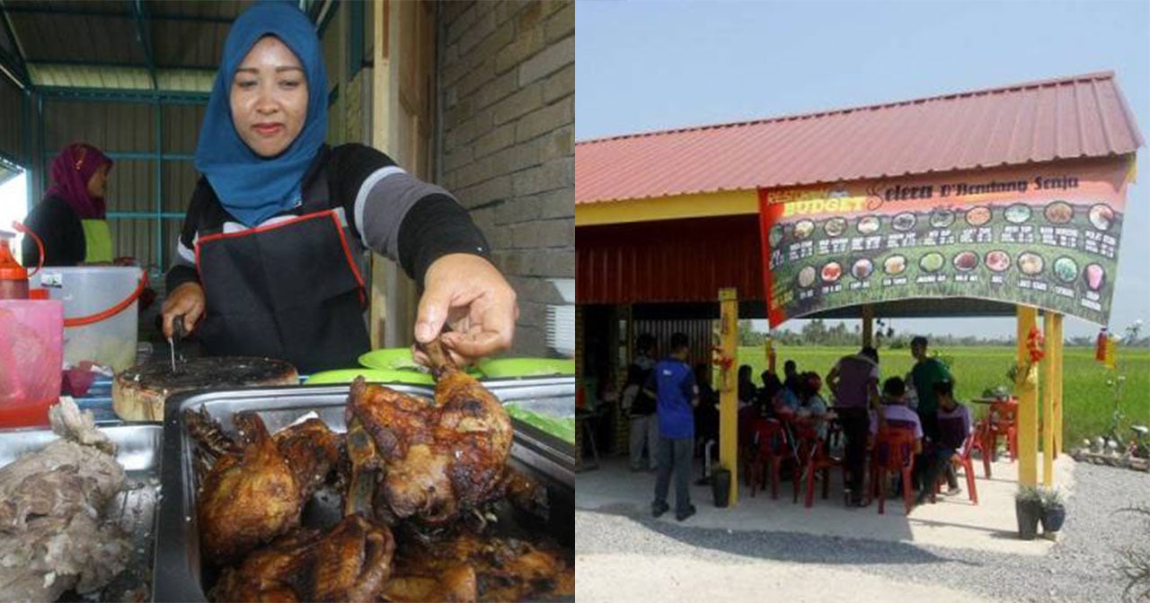 This Stall With Serene Views Of A Paddy Field In Perlis Sells RM1 Meals ...