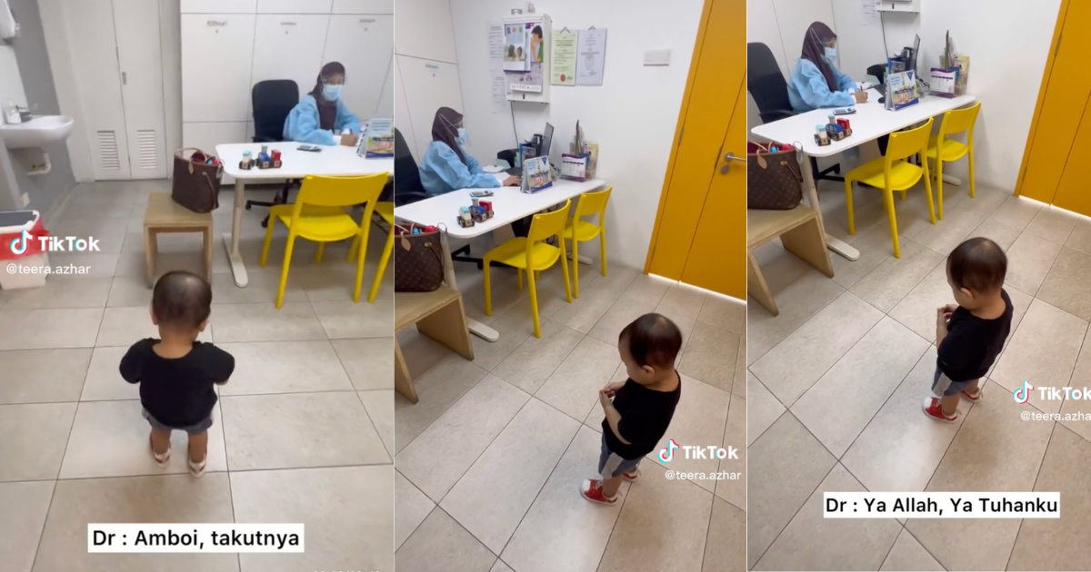 Telatah Budak Kecil Baca Doa Panjang Sebelum Nak Duduk Jumpa Doktor Ini ...