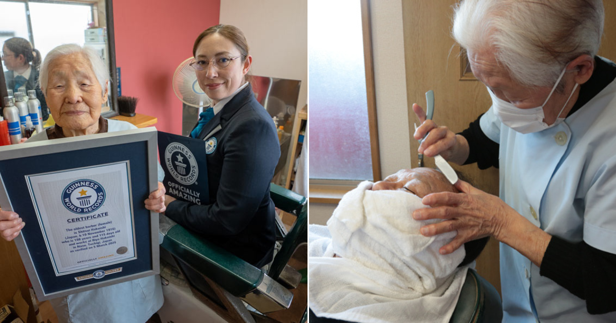 The World’s Oldest Female Barber Is A 108-Year-Old Japanese Grandma