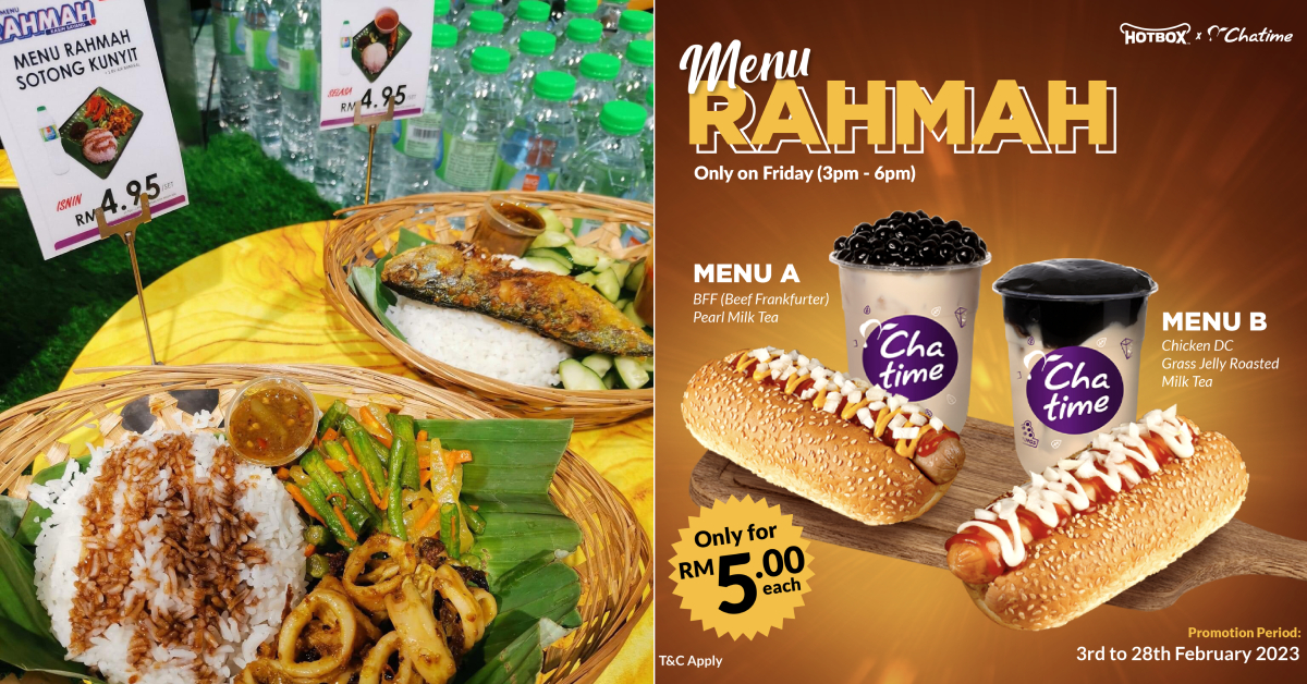12 Places Offering Affordable Menu Rahmah Meals From As Low As RM4.50