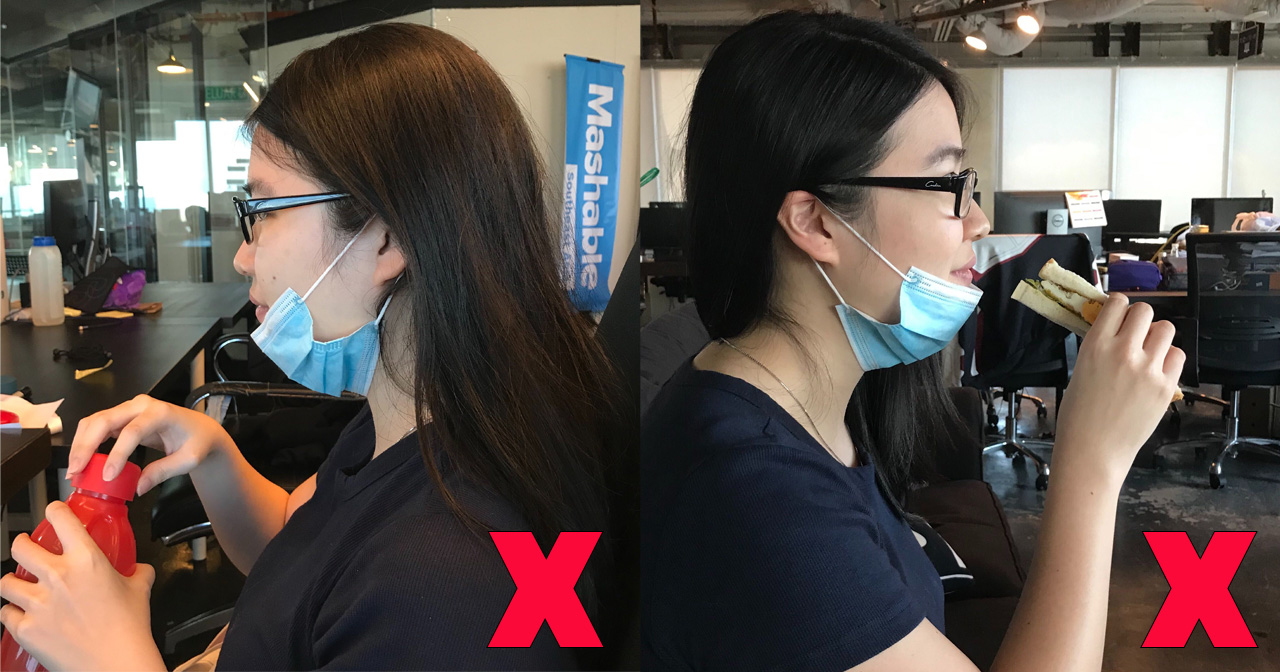 Health D-G: Do Not Pull Your Mask Down To Your Chin Even If You’re ...