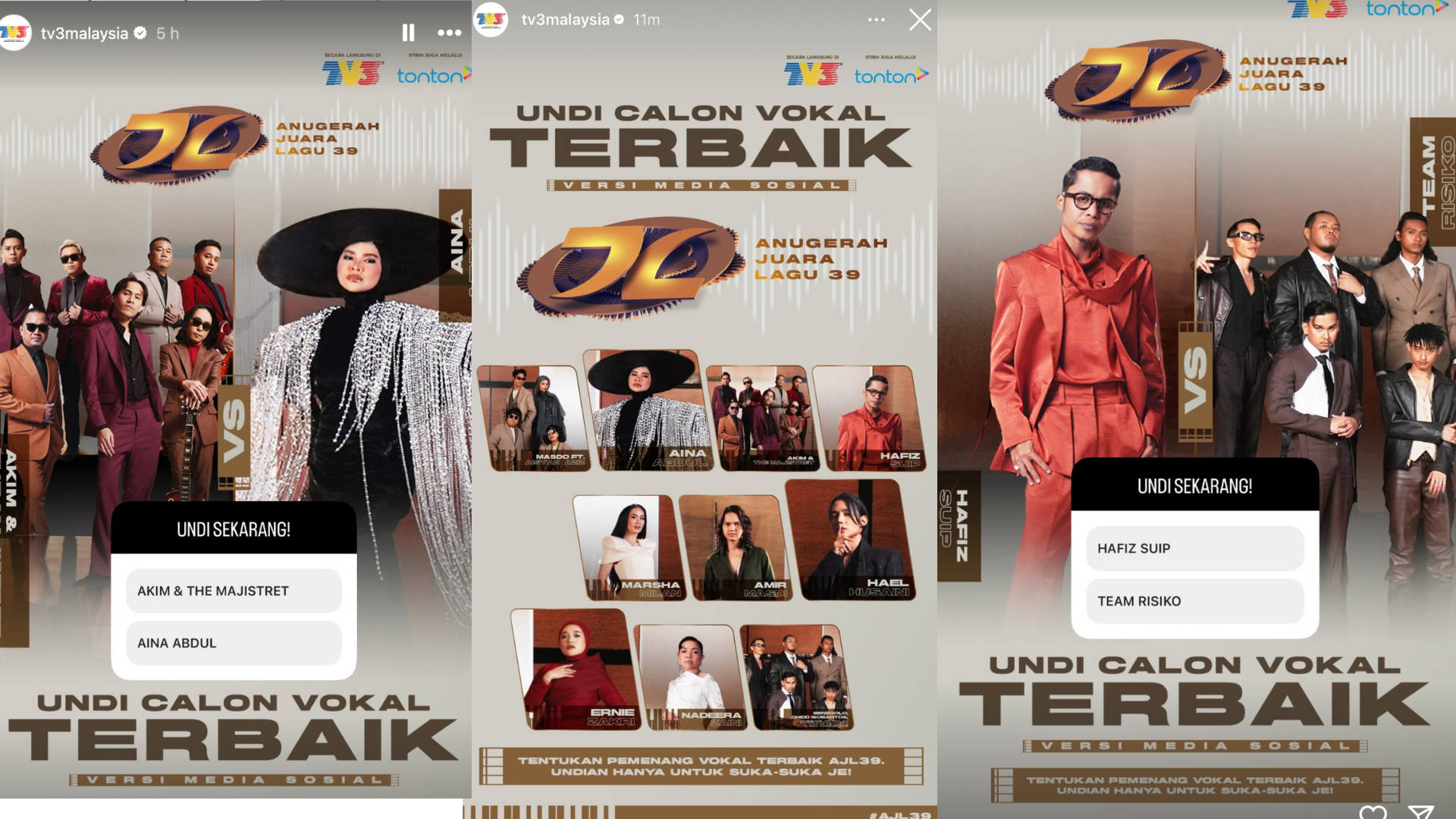 Jom Undi Calon Vokal Terbaik Finalis AJL39 ‘For Fun’, Pastikan Artis ...