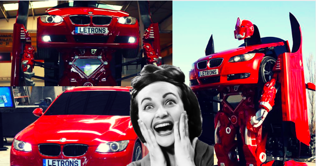 [VIDEO] Real-Life Transformers Car Changes From A Sporty BMW To A Real ...