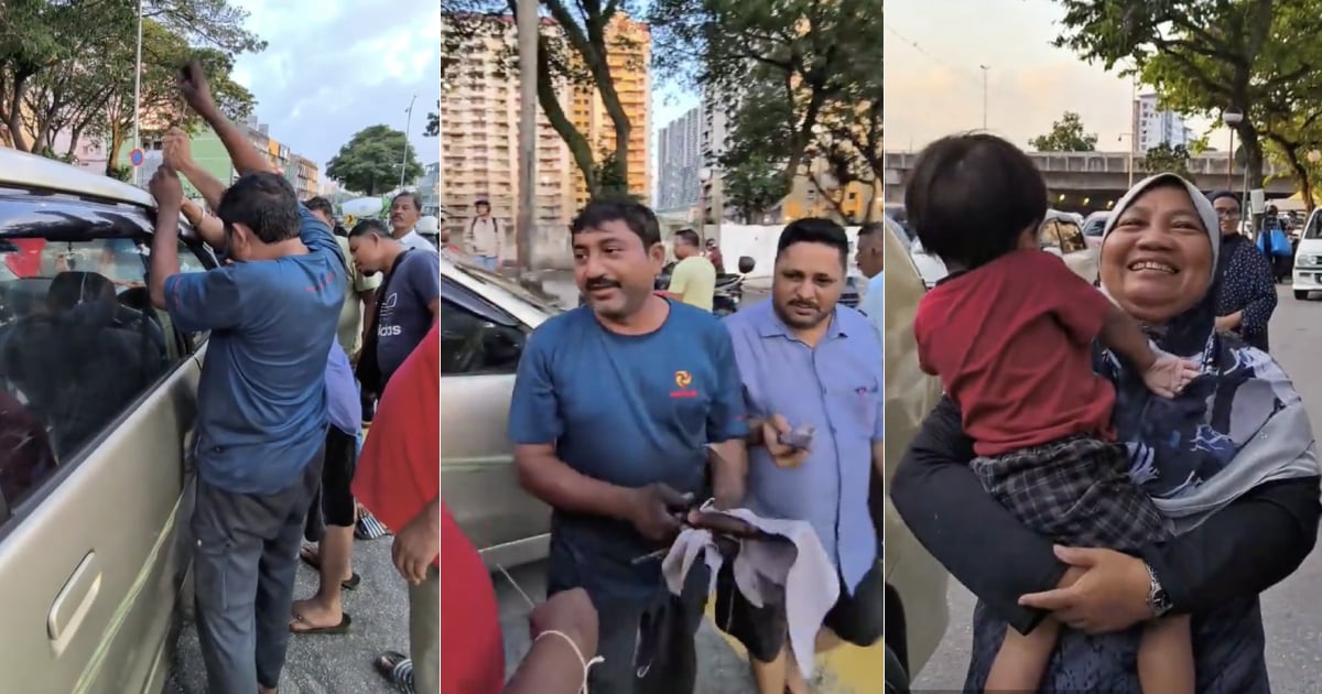 [VIDEO] Migrant Worker Wins Hearts For Rescuing Child Trapped Inside ...