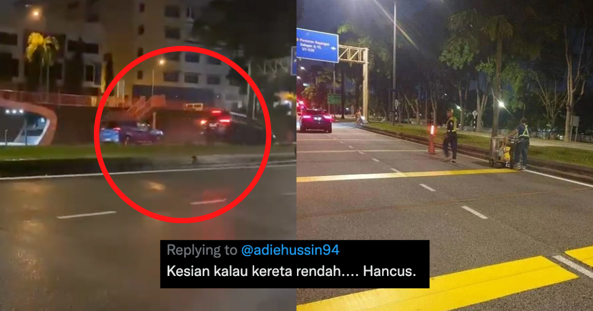 Kereta Melambung & Hampir Hilang Kawalan, ‘Bonggol’ Depan Unisel Kini ...