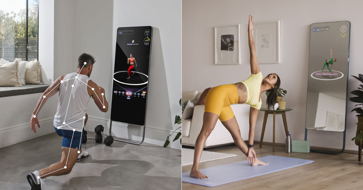 These Smart Fitness Mirrors Monitor Your Workout Form And Track Your ...