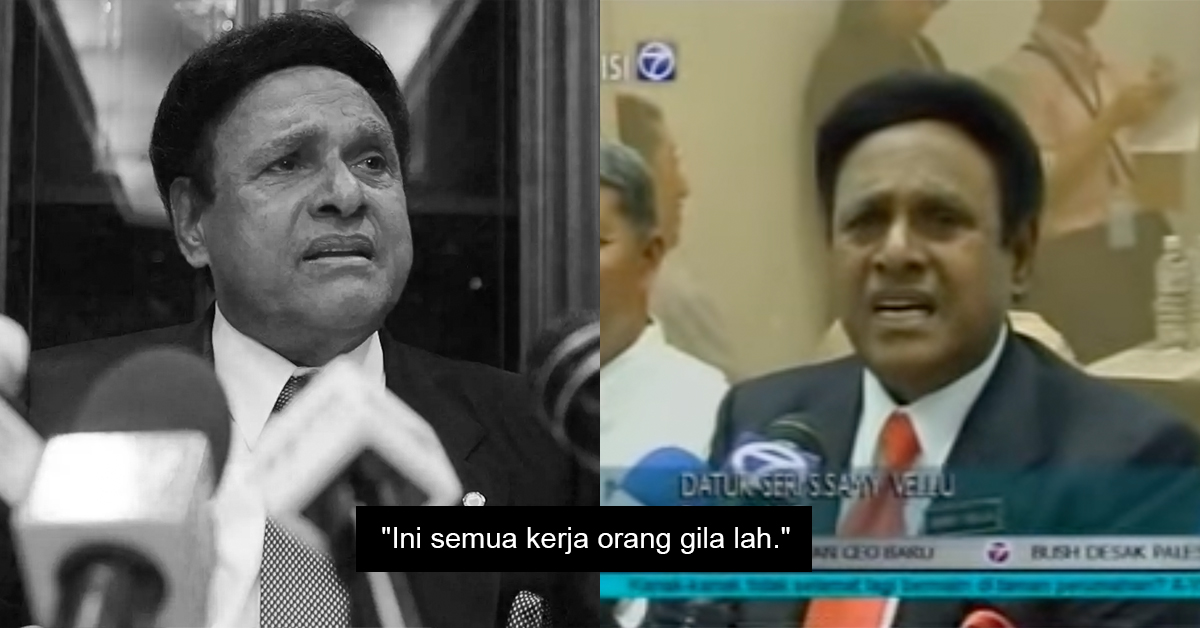 Here Are 13 Iconic Samy Vellu Quotes During His Time As A Minister
