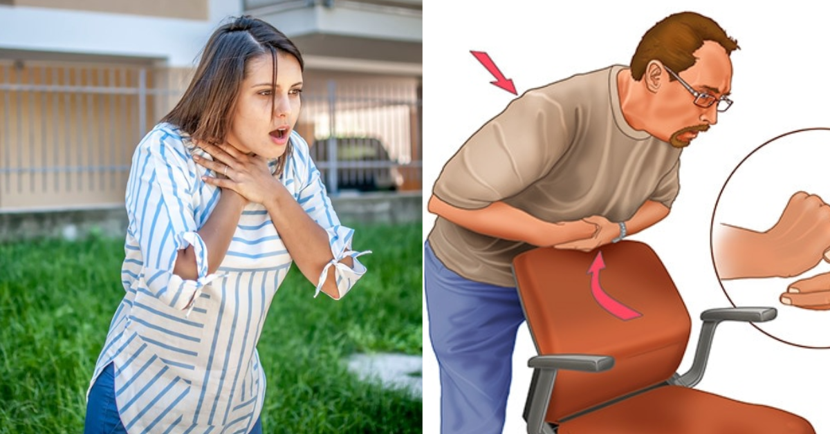 PSA: You Can Do The Heimlich On Yourself If You Choke And No One’s ...