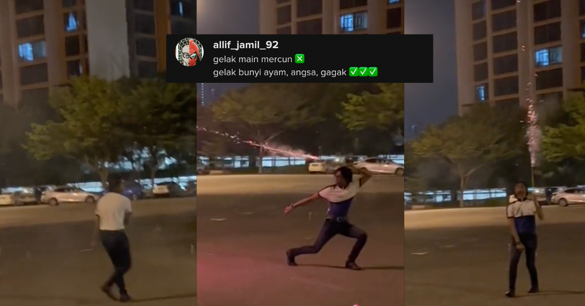 [VIDEO] Lelaki Main Bunga Api Sambil ‘Posing’ Gaya Model Ini Bikin Tawa ...