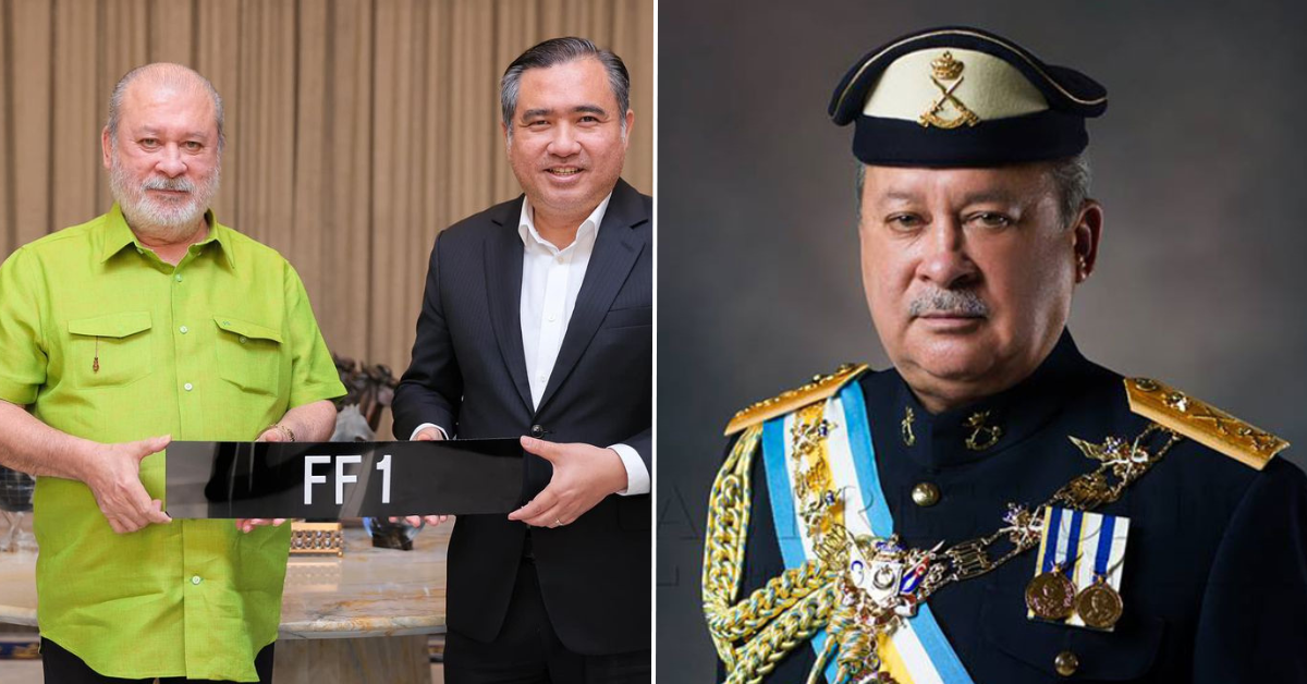 Johor Sultan Adds ‘FF1’ Licence Plate To His Collection With A Winning ...
