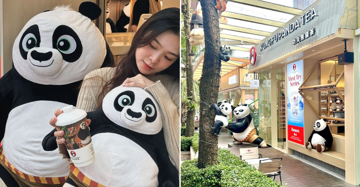 Malaysia’s First ‘Kung Fu Panda’-Themed Bubble Tea Store Opens At Lot 10