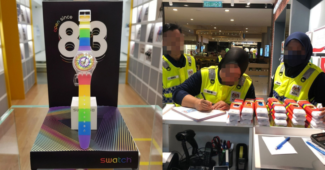 Home Ministry Raids 11 Swatch Stores & Seize Their Rainbow Watches For ...