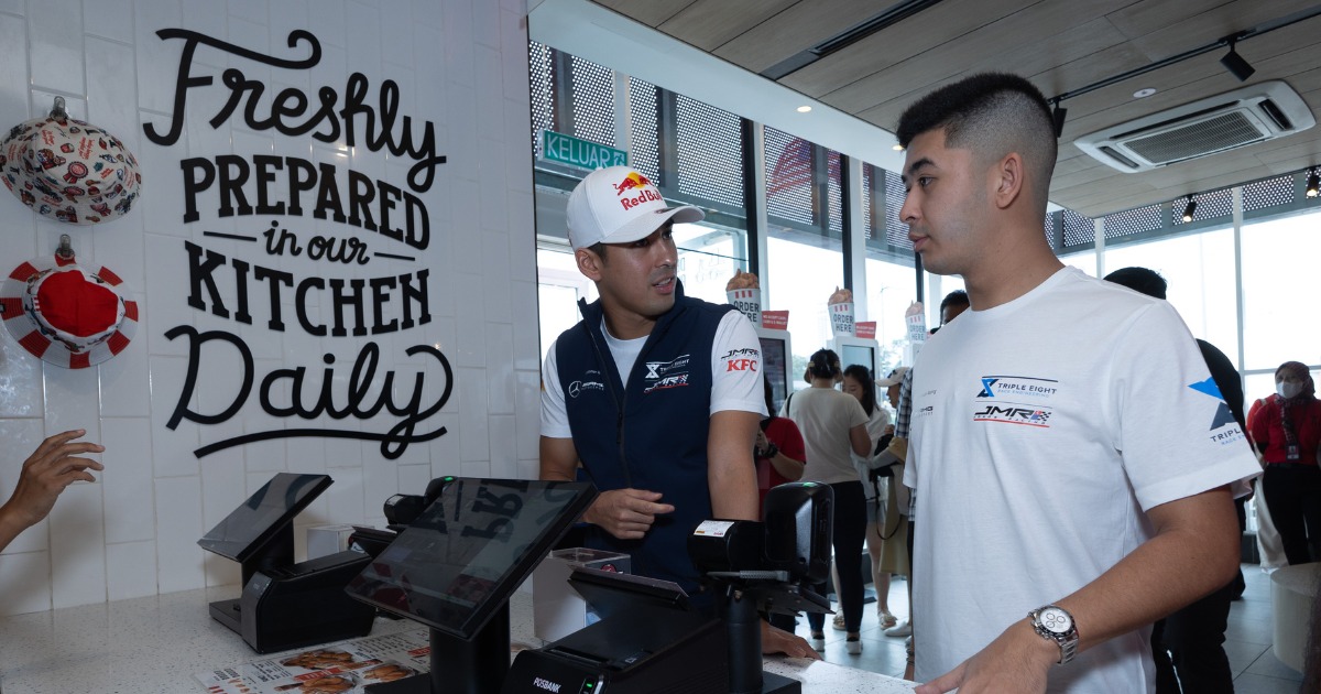 KFC Malaysia Treats Motorsports Fans To A Day With JMR To Celebrate 5 ...