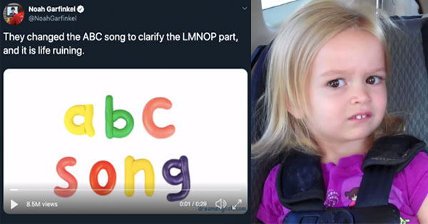 A “New” Version Of The Alphabet Song Which Changes ‘LMNOP’ Is Ruining ...