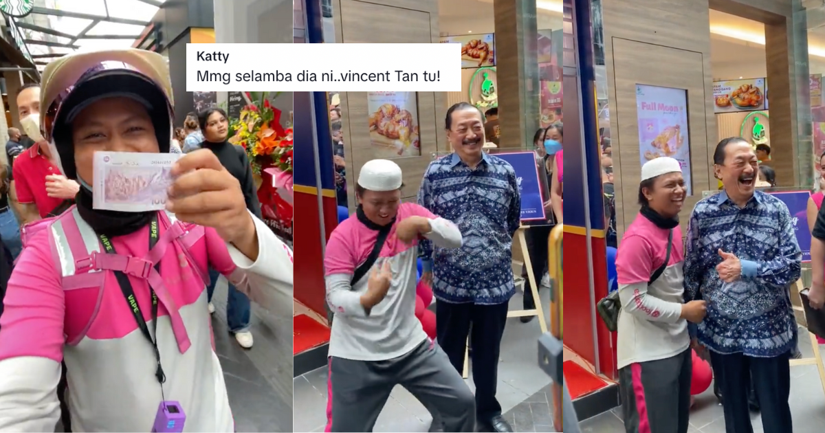 Rider Ini Bergurau Dengan Tan Sri Vincent Tan, Buat Macam Pak Cik ...