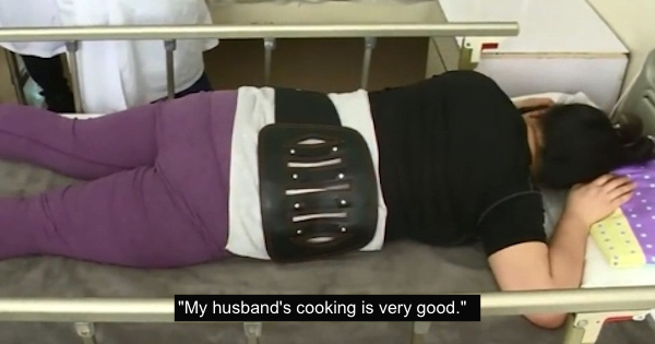 Woman Fractures Her Back Because She Ate Too Much Of Her Husband’s Cooking