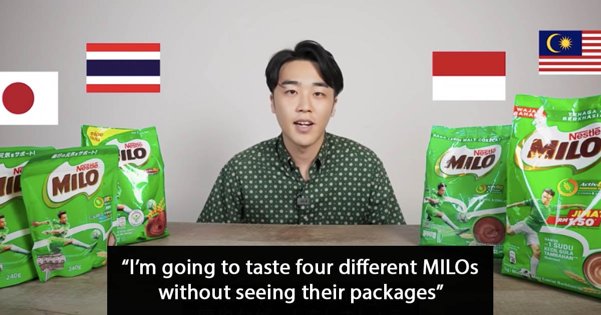 Japanese YouTuber In Malaysia Tries MILO From 4 Countries & Describes ...