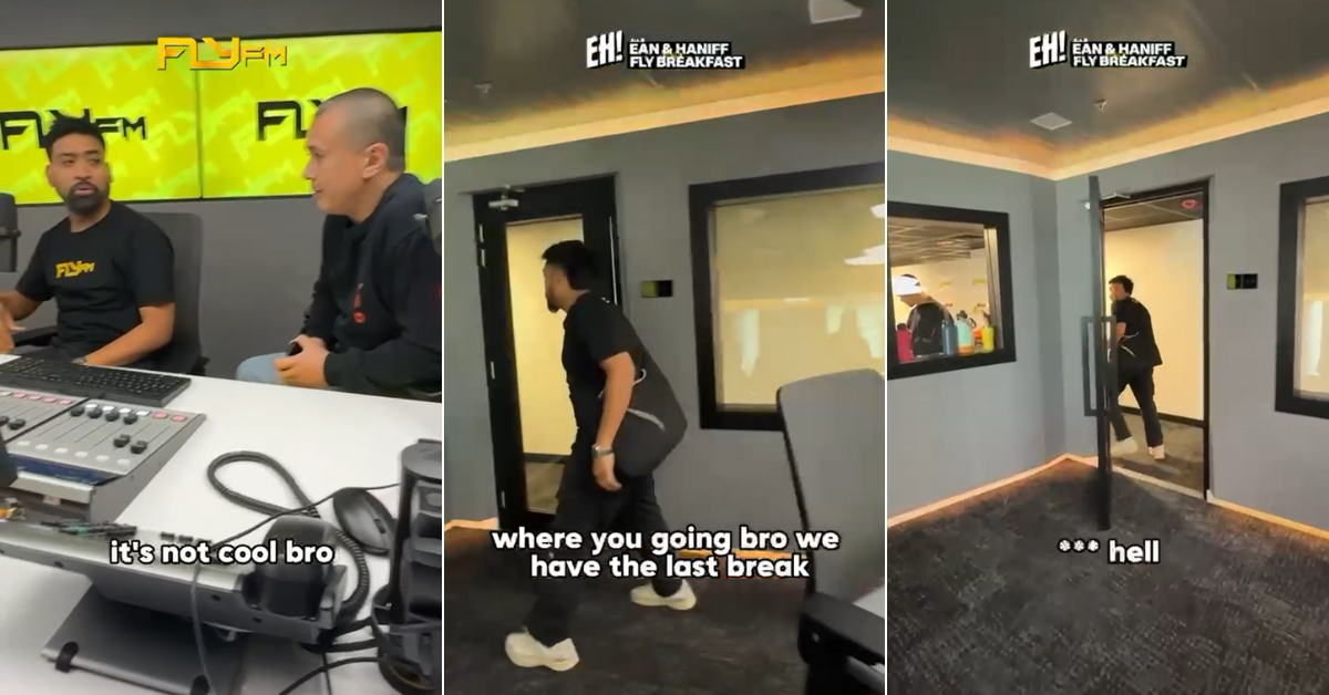 Fly FM Radio DJ Haniff Hamzah Storms Out Of Studio Mid-Show After ...