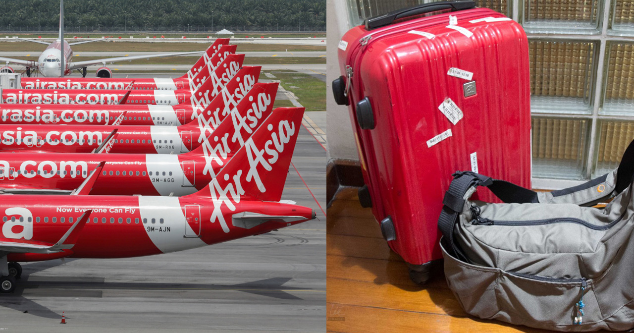 Attention! AirAsia Is Allowing You To Carry On 2 Pieces Of Luggage ...