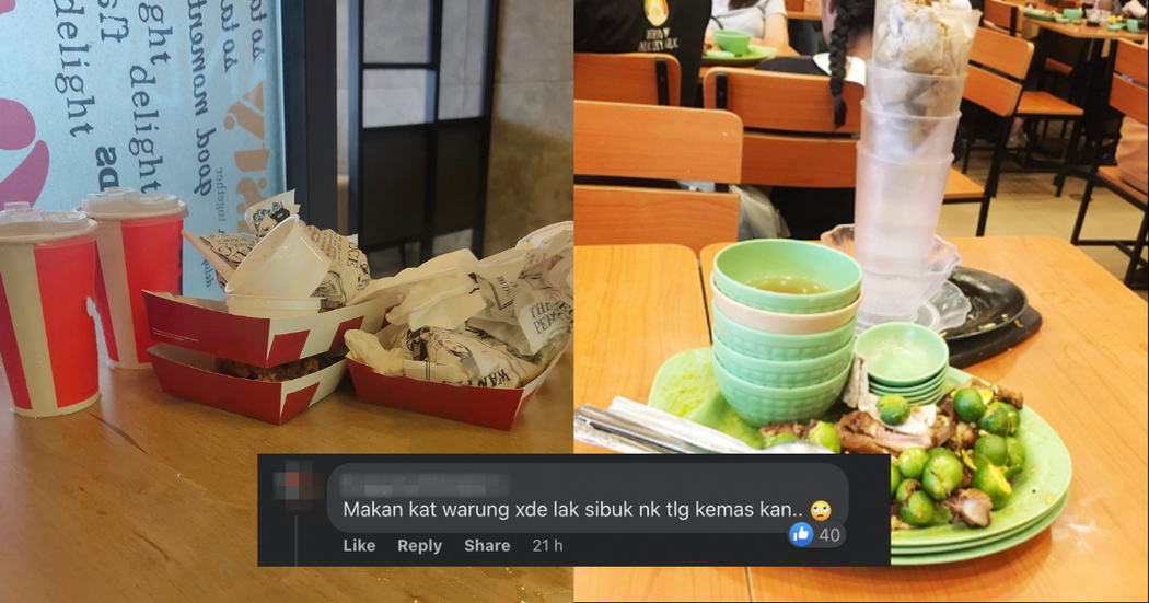 M’sian Man Shares Why We Should Clean Up After Eating At Fast Food ...