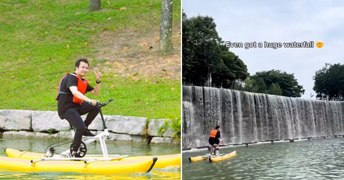 You Can Rent This Fun ‘Bike’ That Lets You Cycle On Water For Just RM15