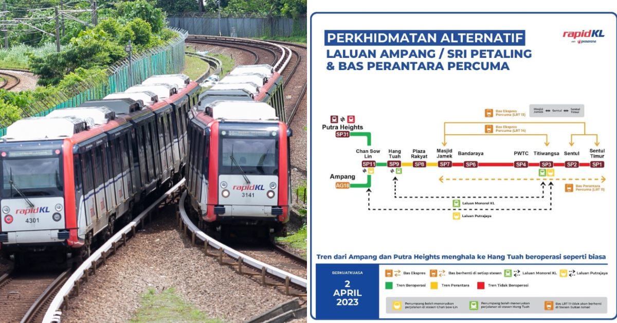 Sri Petaling LRT Line To Resume Normal Operations By End Of February
