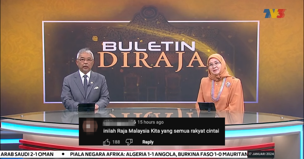 “So Cute” — Netizens Praise Agong And The Queen For Their Newsreading ...