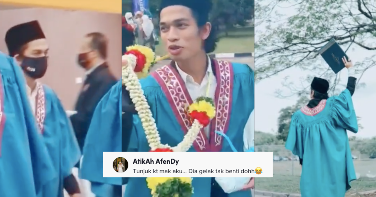 “Lain Daripada Yang Lain” – Lelaki Terima Bunga Rare Masa Konvokesyen ...