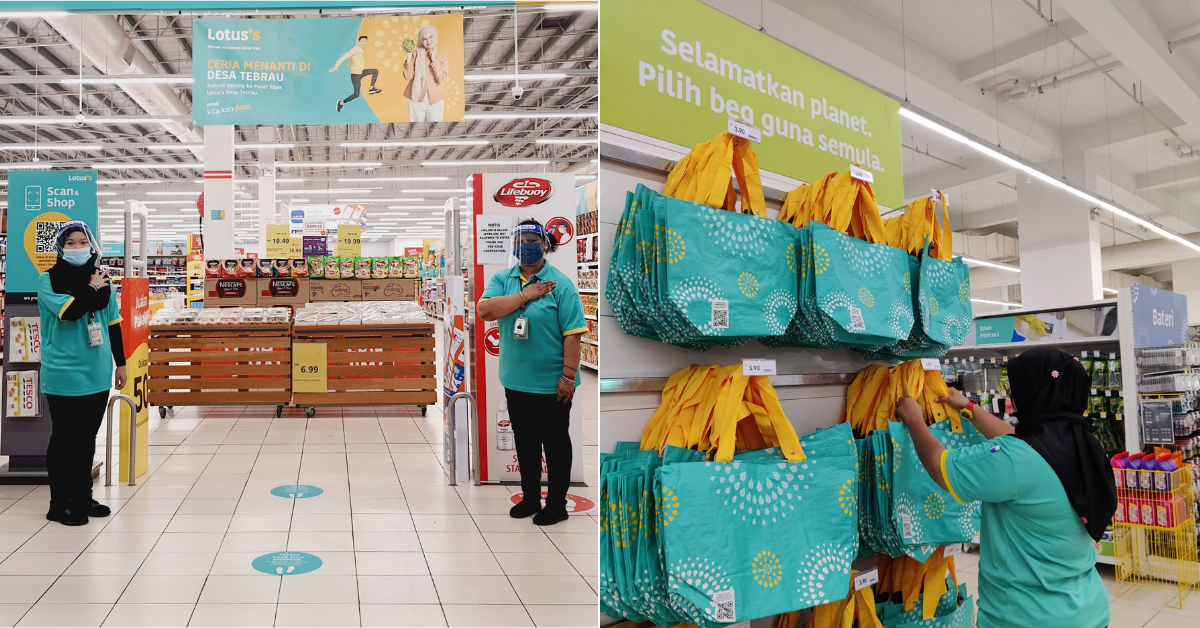Lotus’s Say No To Single-Use Plastic Bags At Their Stores To Promote ...
