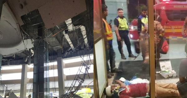 Man Suffers Head Injuries After Hilton KL’s Lobby Ceiling Collapsed On Him