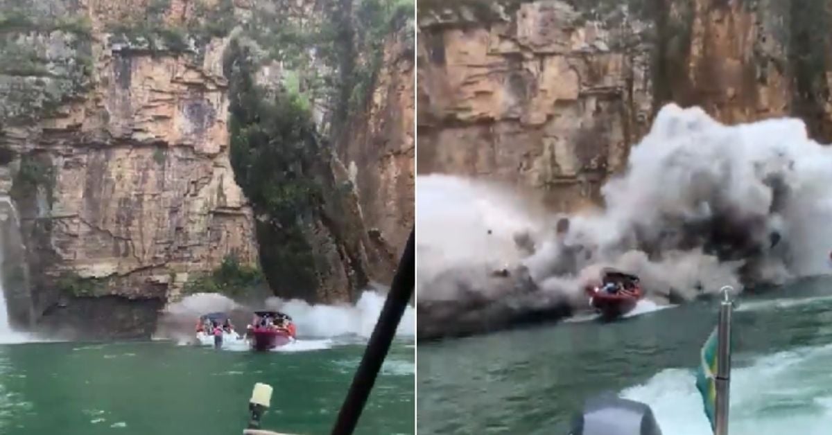 Cliff Falls On Tourist Boats In Brazil And Kills At Least 10