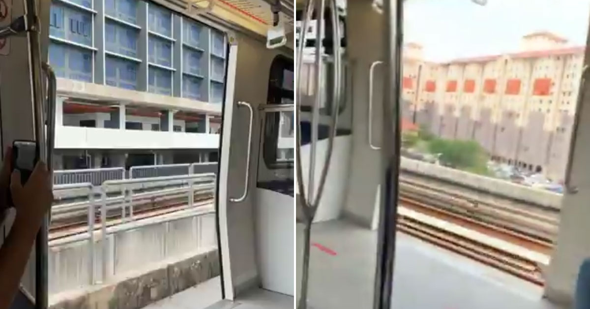 Viral Video Shows LRT Doors Stay Wide Open While Speeding Past Ara ...