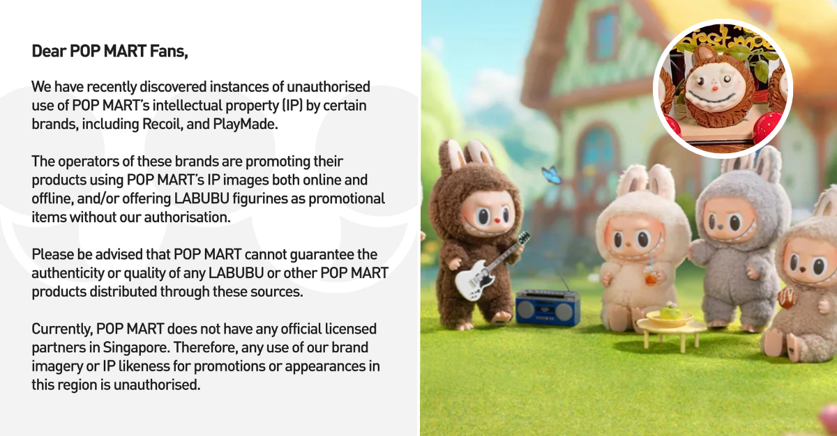 “Report Any Unauthorised Use” — Pop Mart To Take Action Against Those ...