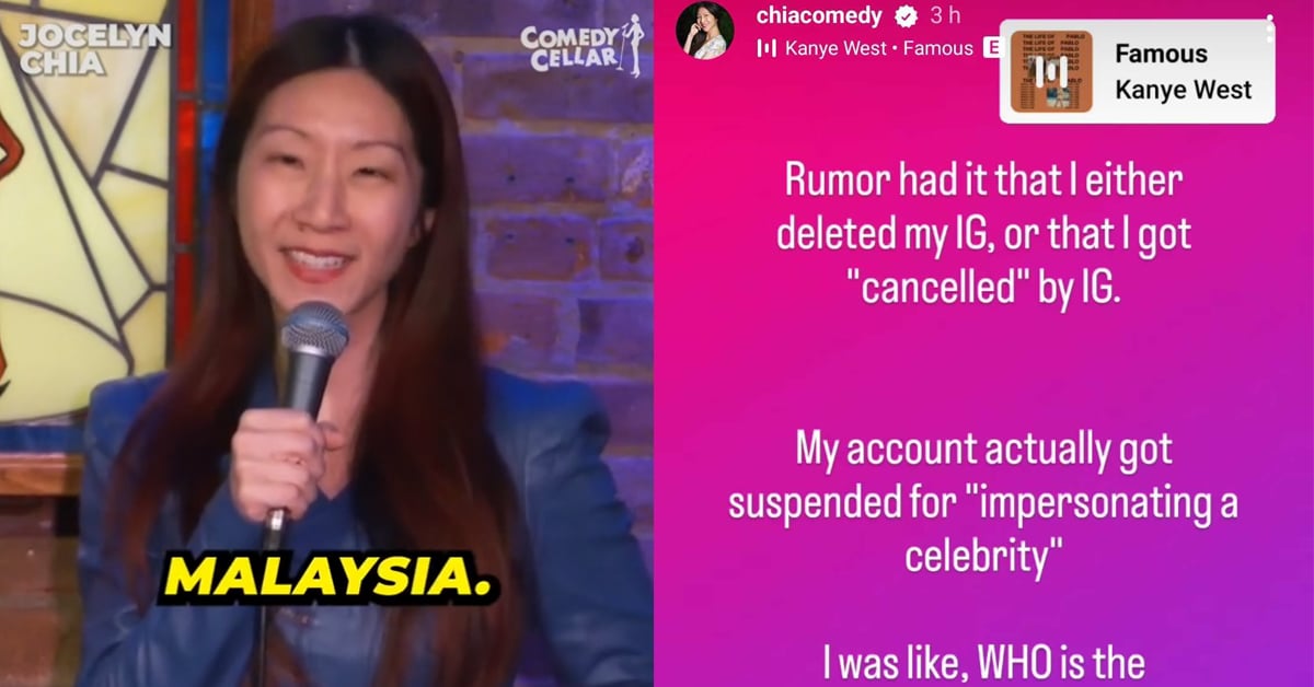 Jocelyn Chia Is Back On Instagram & Claims The Suspension Isn’t Due To ...
