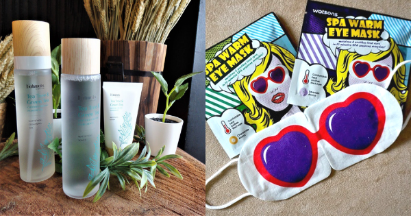 Spa Warm Eye Mask, Aloe Vera Hair Treatment & 8 Other Watsons Brand ...
