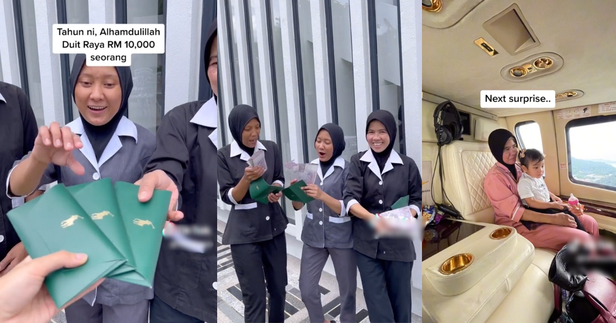 Kongsi Rezeki Bersama, Majikan Bagi Duit Raya RM30K Dekat Bibik Raih ...